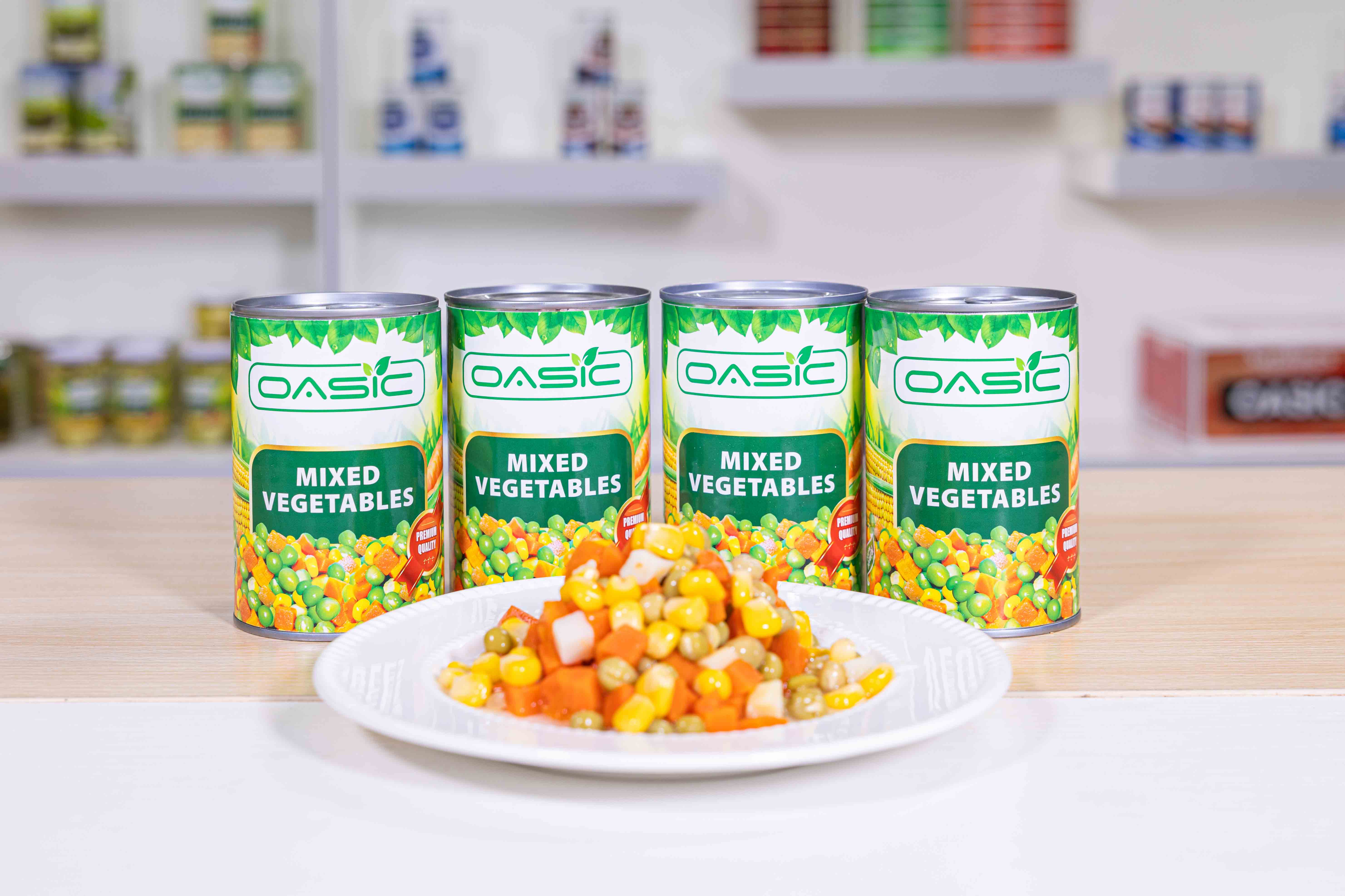 Canned Mixed Vegetables | Oasis Food