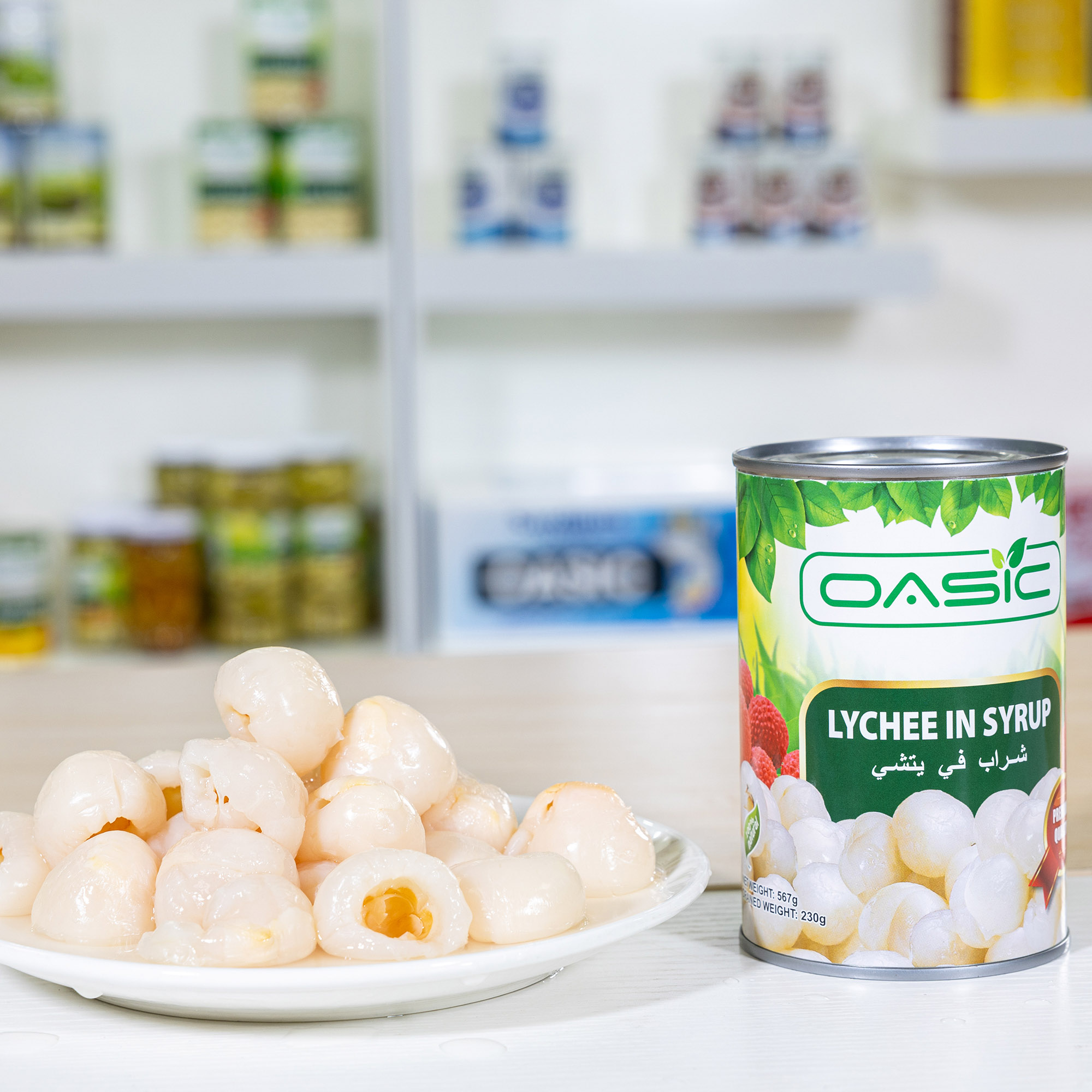 Canned Lychees with Syrup | Oasis Food
